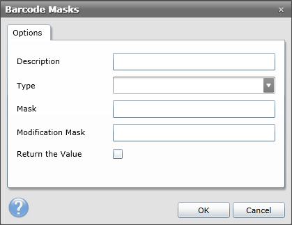 Creating and Editing Barcode Masks